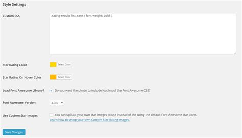 Settings3 Multi Rating Pro