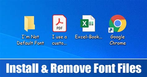 How To Install Uninstall Font Files On Windows