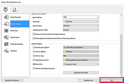 Canon Petunjuk PIXMA E410 Series Mengambil Teks Dari Gambar Yang Dipindai OCR