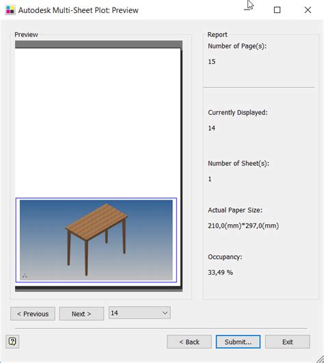 Autodesk Multi Sheet Plotter