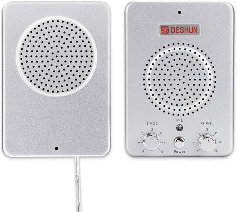 Deshun Window Intercom System Dual Way Window Speakers A