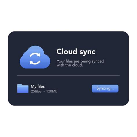 Cloud Sync Process Ui With File Synchronization Illustration 79908636
