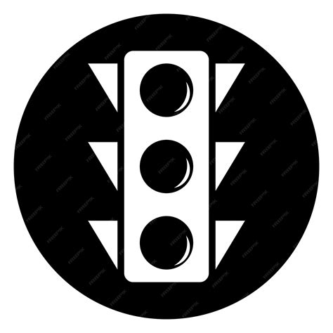 Premium Vector Red Light Icon Vector