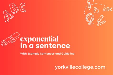 How To Use Exponential In A Sentence Easy Examples