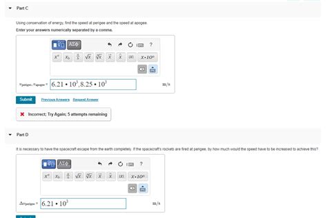 Solved Consider A Spacecraft In An Elliptical Orbit Around