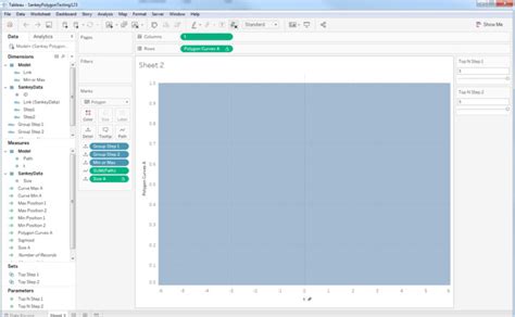 Sankey Diagram Made Of Dynamically Generated Polygons