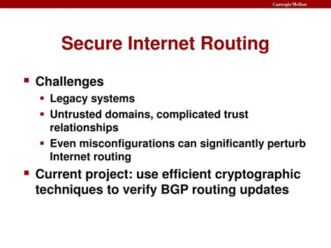 Ppt Challenge Securing Routing Protocols Powerpoint Presentation