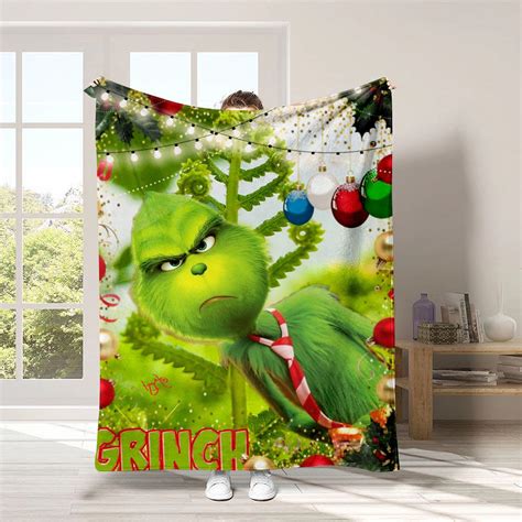 Grinch Blanketgrinch Throw Blanketgrinch Christmas Throw Blankets