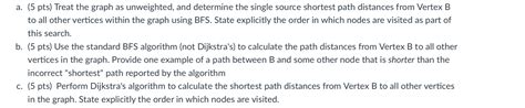 solved 1 consider the following directed graph a 5 pts