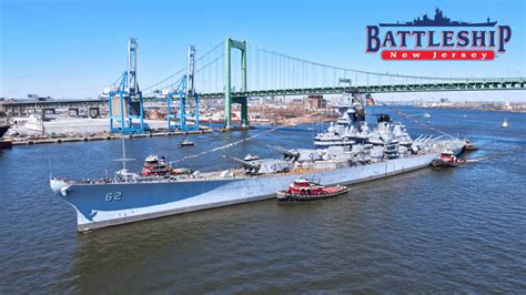 Battleship New Jerseys Journey Down The Delaware Wildwood Video Archive