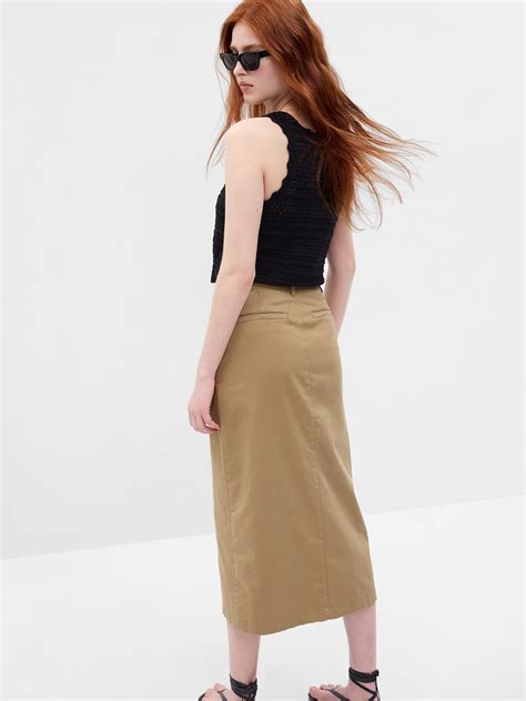 Khaki Skirts Midi At Heather Meyers Blog