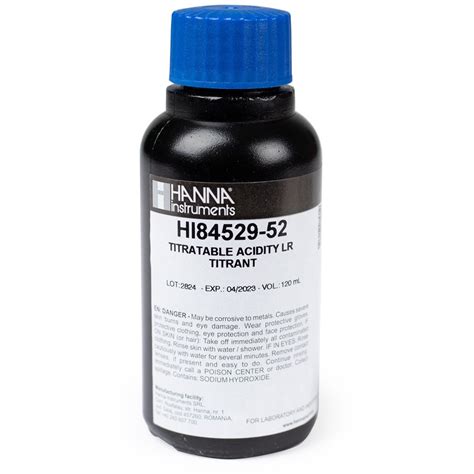 Jual Low Range 50 Titrant For Titratable Acidity In Dairy Mini Titrator