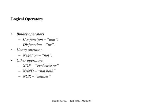 Ppt Propositional Logic Powerpoint Presentation Free Download Id1710423