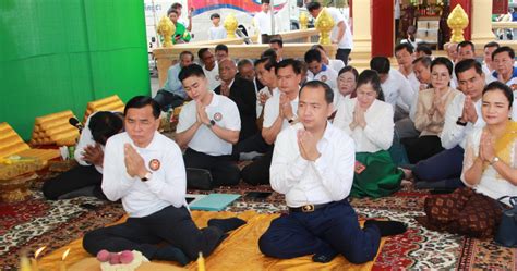 ឯកឧត្តម ឈិន កេតនា និងនេត្រ ភក្ត្រា អញ្ជើញជាអធិបតីពិធីក្រុងពលី