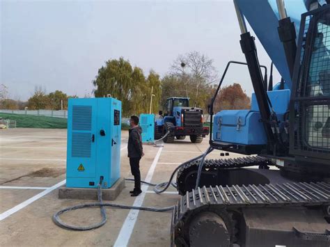 京能充电桩三一重工装载机超级充电电厂新能源换电站现场分享搜狐汽车搜狐网