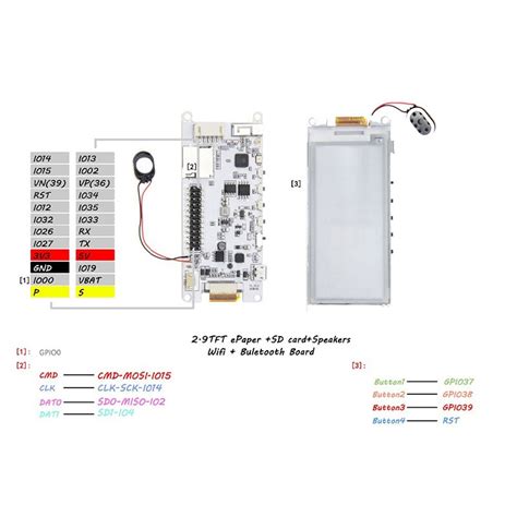 ttgo t5 v2 2 esp32 2 9inch epaper plus module deve grandado