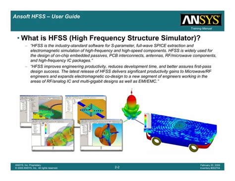Hfss User Guide Pdf Operating Systems Computer Software And Applications