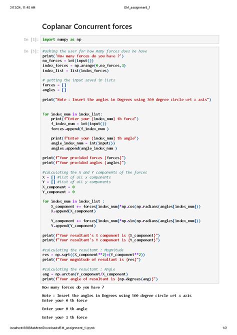 Em Lab Programming Assignment 1 31324 1145 Am Emassignment