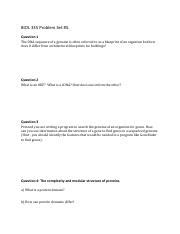 Biol Problem Set LC Pdf BIOL Problem Set Question The DNA Sequence Of A