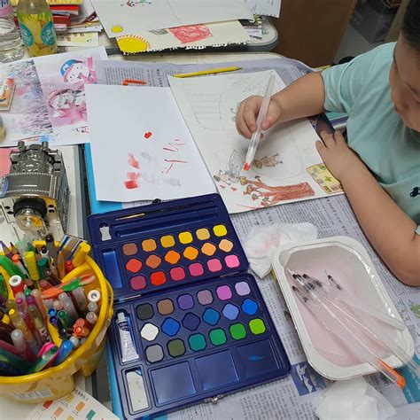 🌈샤인쌤 엄마와 아이의 성장을 돕는 샤인쌤키즈올사이언스 미술도구 왤케 멋짐폭팔 물감이 똑 떨어져서 시켰는데 어머 붓펜처럼 생긴 붓도 있구 이게 몇가지예요