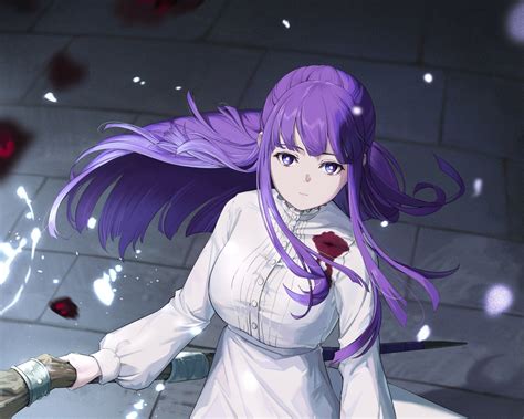 Fern From Frieren Beyond Journeys End Stunning Anime Hd Wallpaper