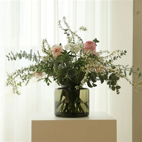 어니스트플라워 스타일링 소복한 흰 눈 위 로맨틱 한방울