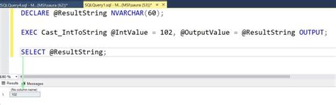 Convert Int To String In Stored Procedure In Sql Server Sql Server Guides
