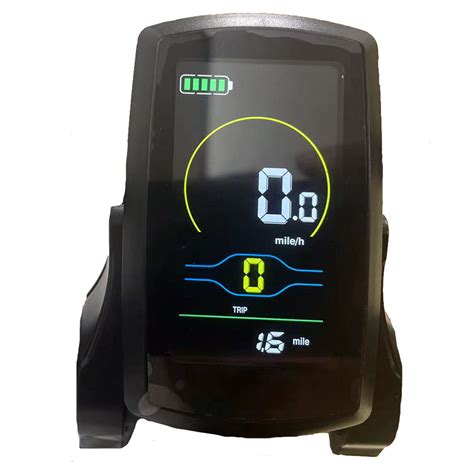 LCD Display Screen And Comes With The Control Panel Where You Change Gears Blaze Scooters