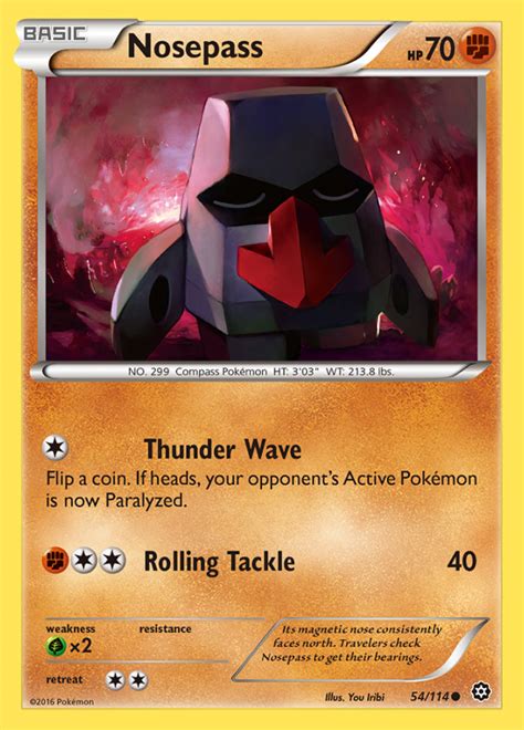 Nosepass Steam Siege Common Pokemon Tcg Digitaltq