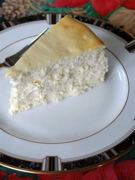 Fluffy Crustless Cheesecake Ny Style Story Cooking With Mamma C