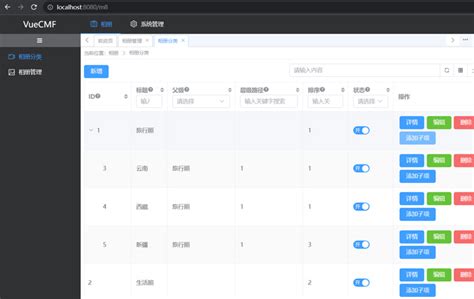 使用教程 Vuecmf