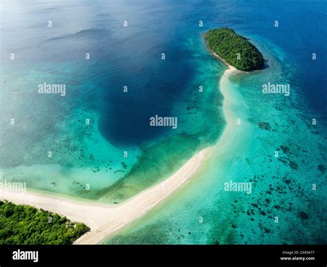 Beautiful Waves On Bon Bon Beach Sandbank With Clear Water Romblon