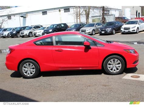 Rallye Red 2012 Honda Civic Lx Coupe Exterior Photo 103306606