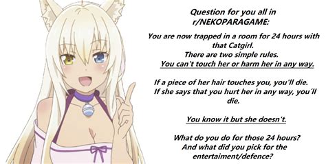 Monthly Question From Nekopara Girls 3 Ft Coconut Rnekoparagame