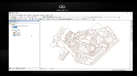How To Spatially Adjust Cad Drawing File And Define Projection In Arcmap Youtube