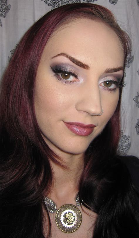 Glitter Is My Crack Tuape Silver Lilac And Gray Eye Makeup Look