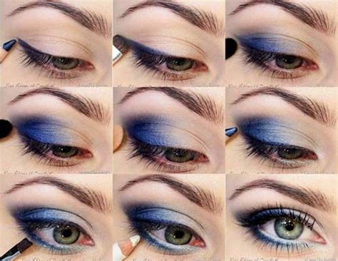 Navy Blue Eyeshadow Tutorial