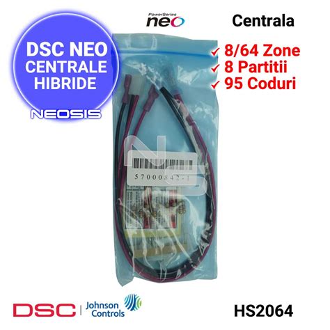 Centrala Alarma DSC Neo HS2064 Neosis Ro