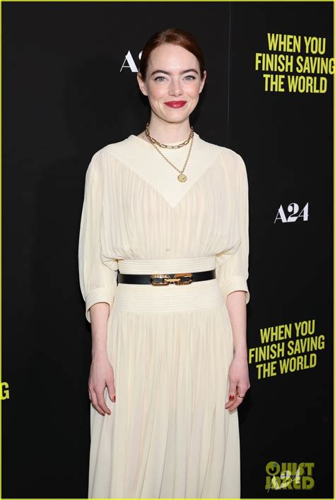 Emma Stone Joins Jesse Eisenberg For The Premiere Of His Directorial Debut Photo 4880789