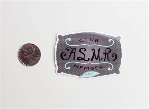 Asmr Vinyl Sticker Alb Merch