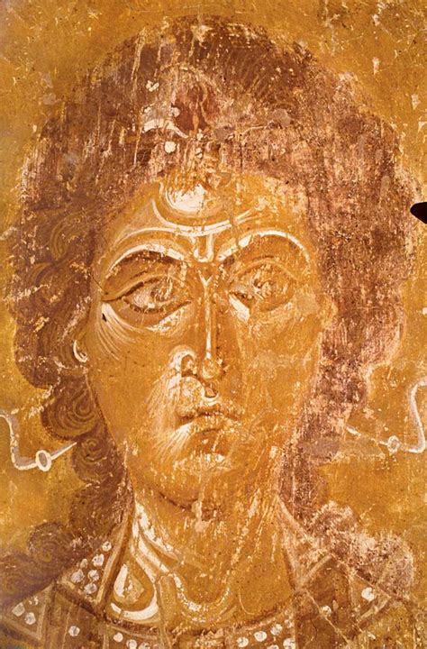 Архангел Михаил фрагмент в 2024 г Архангел михаил Архангел Фрески