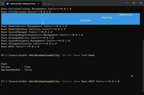 Rsat Not Available In Optional Features In Windows 11
