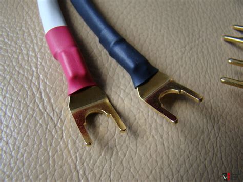 Unity Audio Hybrid Speaker Cables 8 Foot Pair Donation To CANCER RESEARCH NO RESERVE Photo