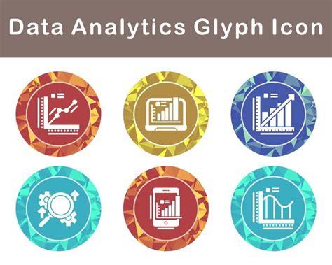 Data Analytics Vector Icon Set 21393760 Vector Art At Vecteezy