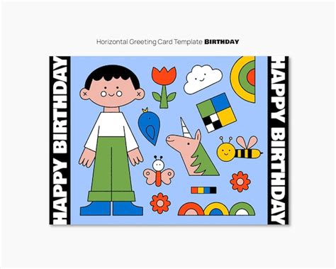 Free Psd Boy Birthday Template Design