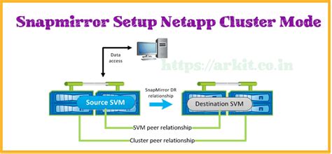 Snapmirror Setup From Scratch NetApp Cluster Mode Replication ARK