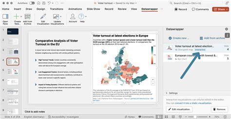 How To Embed Interactive Visualizations In Powerpoint Datawrapper Academy