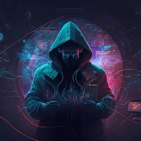 Premium Photo Generative Ai Cyber Criminal Stealing User Personal Data