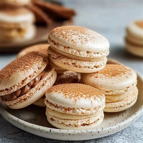 Cinnamon Roll Macarons