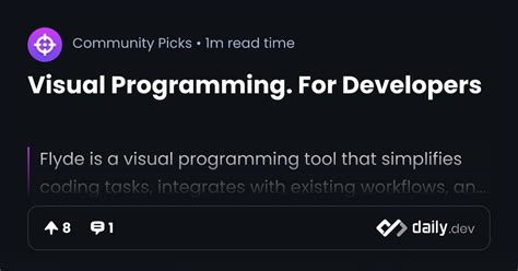 Visual Programming For Developers Rwebdev